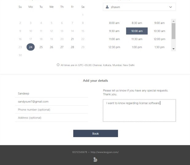 Booking — TechGyan - Cloud Changes Everything