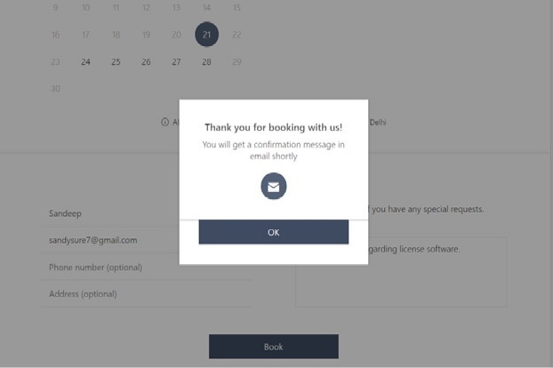 Booking — TechGyan - Cloud Changes Everything