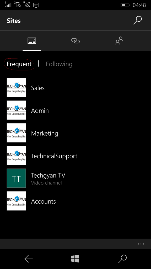 170824_Sharepoint_Mobile_App_01 — TechGyan - Cloud Changes Everything