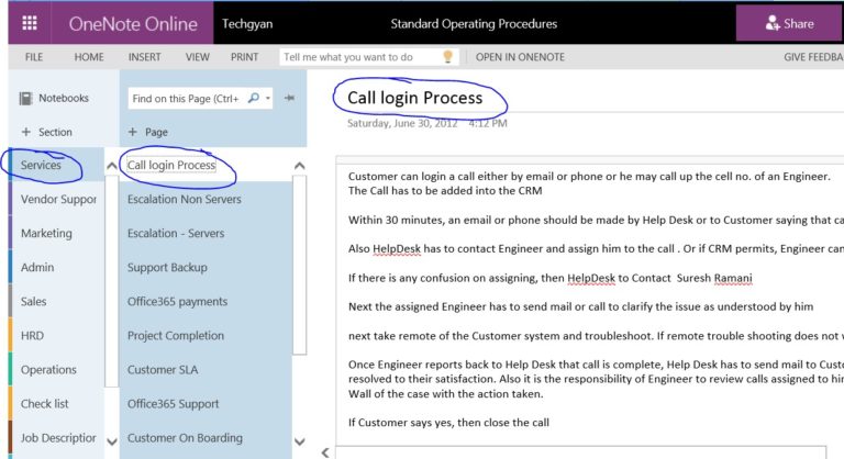 OneNote and SharePoint — TechGyan - Cloud Changes Everything