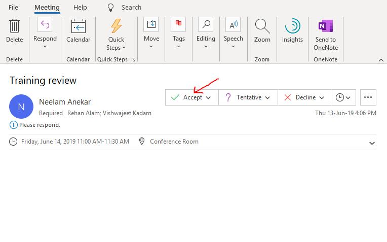 Scheduling a meeting with MS Exchange — TechGyan - Cloud Changes Everything